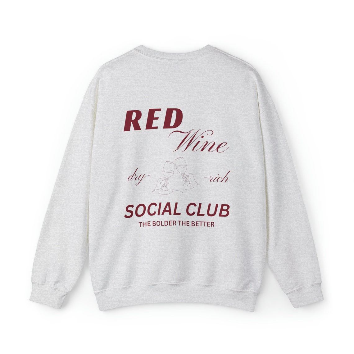 Red Wine Social Club Sweater, Red Wine Sweatshirt, Wine Pullover, Vino ...