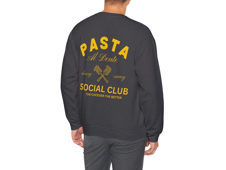 Pasta Al Dente Social Club Sweatshirt, Pasta Sweater, Pasta Lover ...