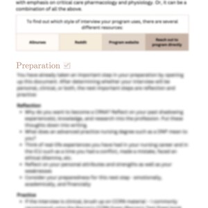 Interview Basics: CRNA School Interview Tips - Etsy