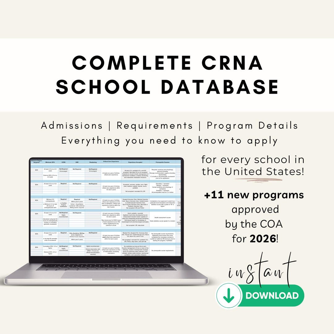 CRNA School Database: Admissions, Requirements & Program Details ...