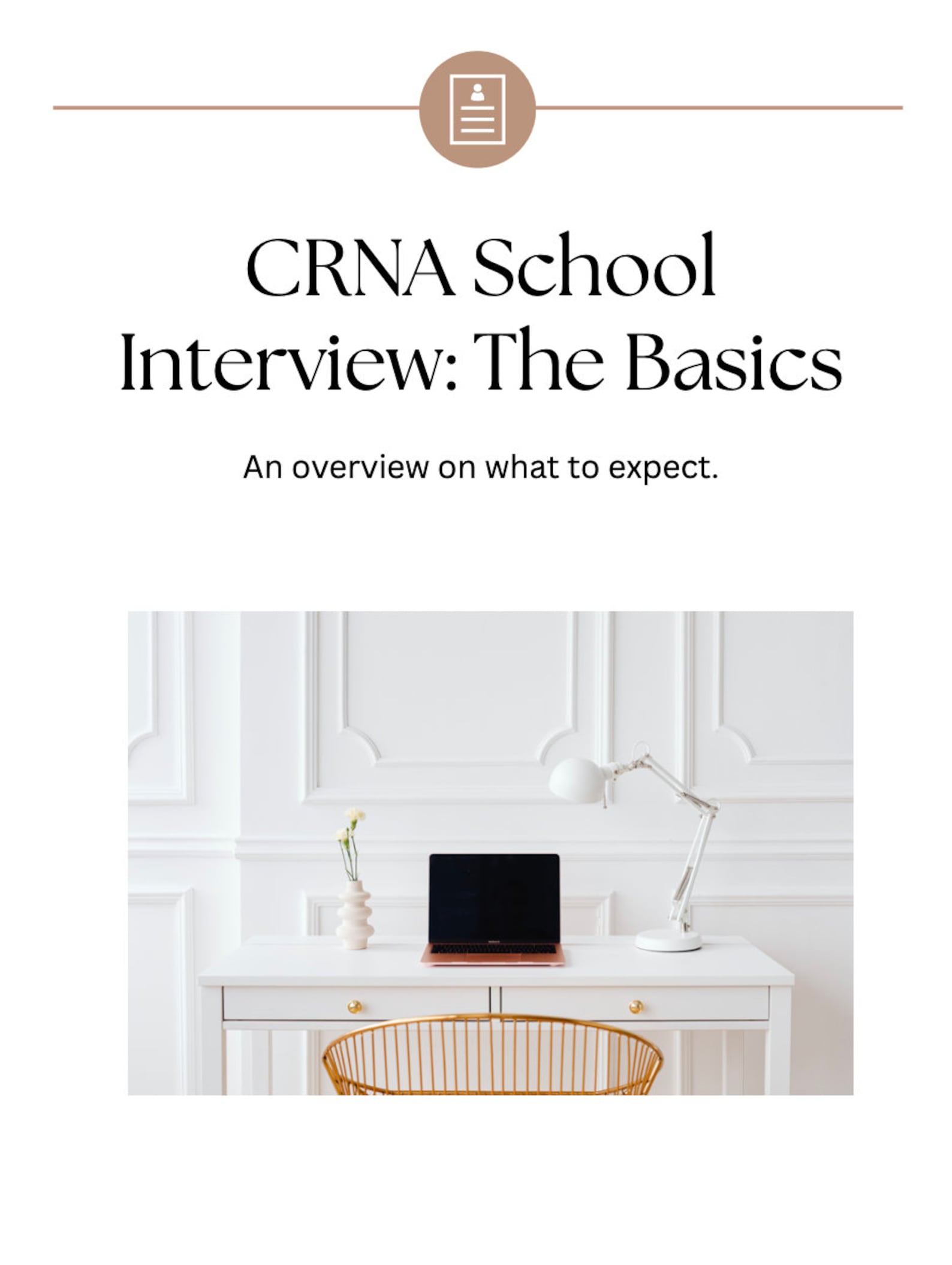 Interview Basics: CRNA School Interview Tips - Etsy