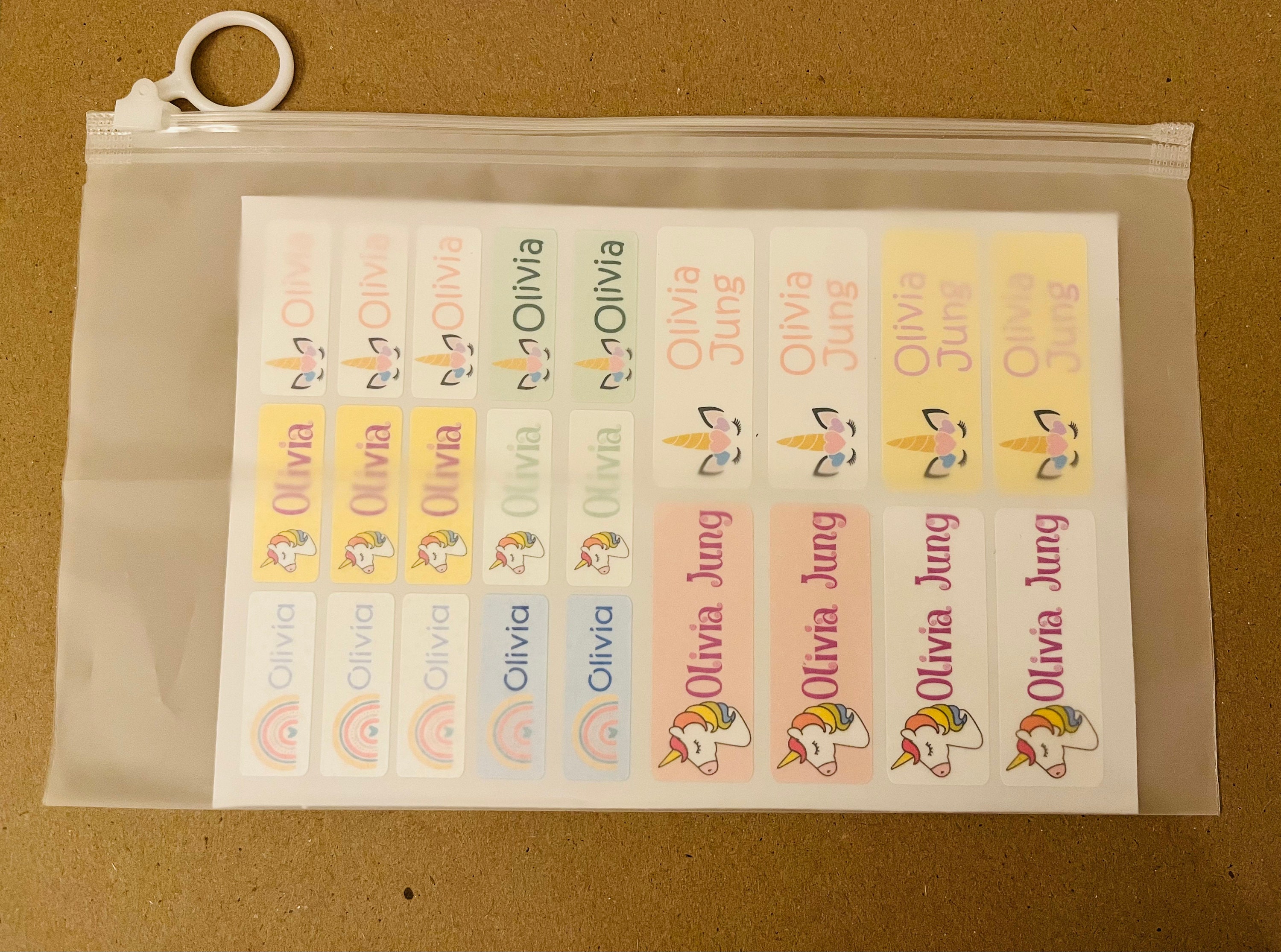 Smile Custom Waterproof Sticker, Smile Name Sticker, Waterproof Name ...