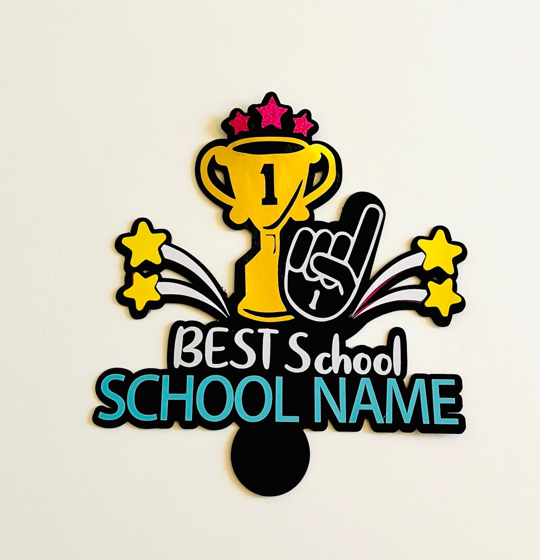 Best School. Best Teacher, Personalized Best School Topper,best School ...