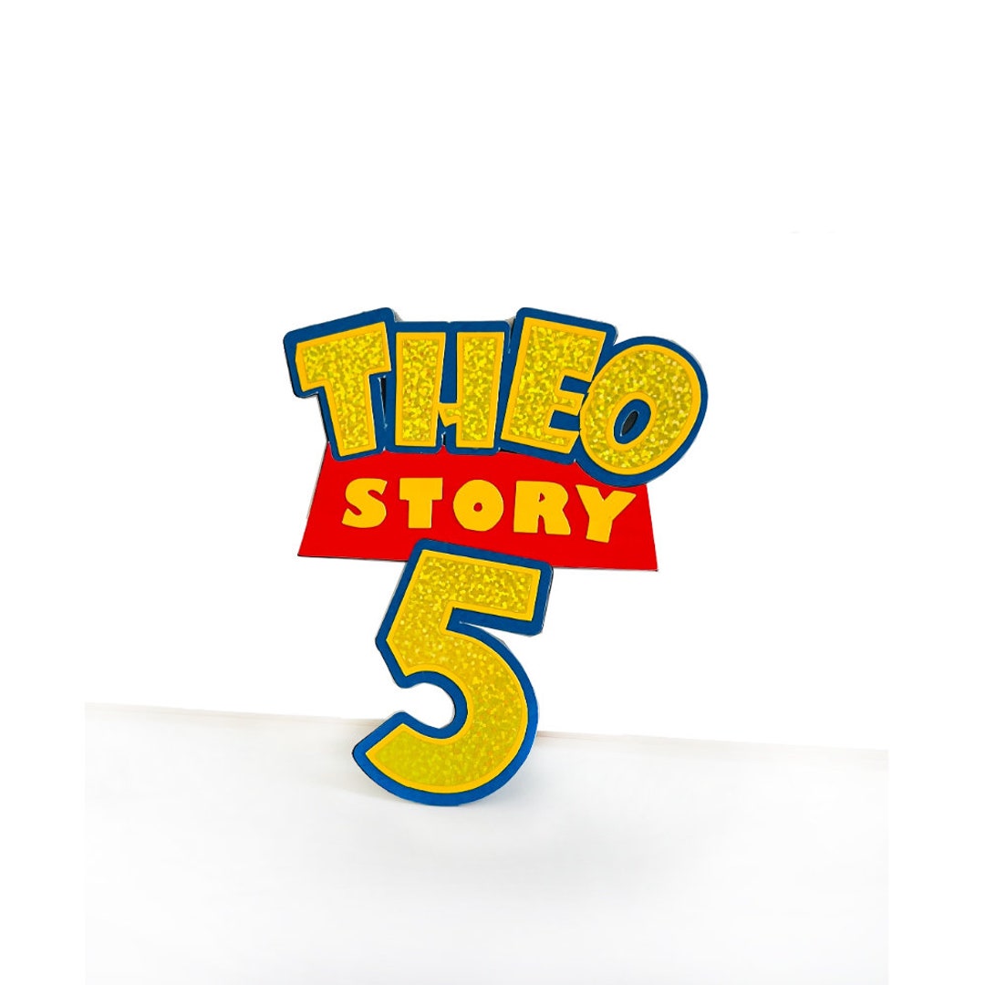 Toy Story Birthday Cake Topper Toy Story Customized Birthday Topper for ...