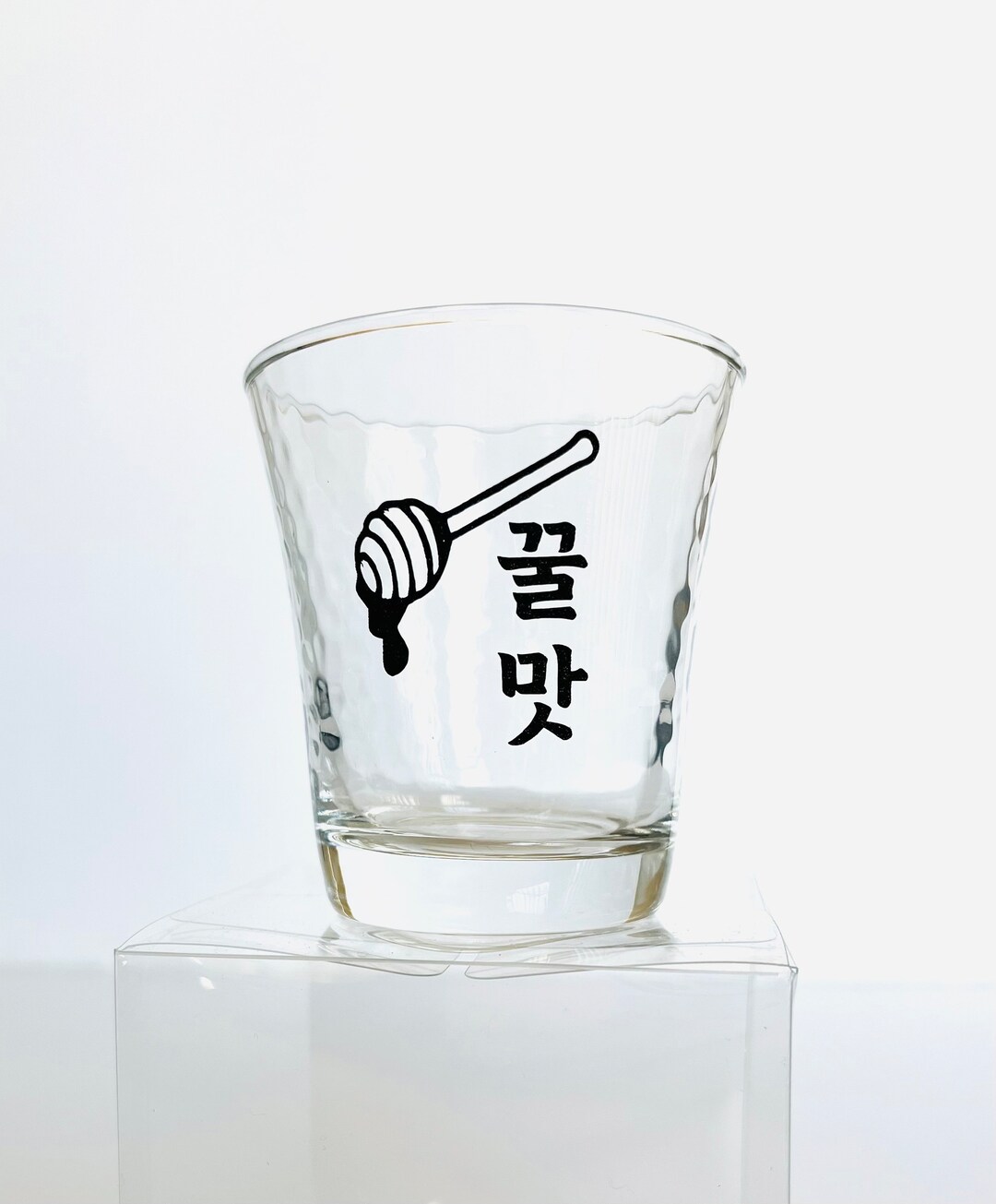Korean Whiskey Glass,korean Customized Glass, Personalized Glass, Cute ...