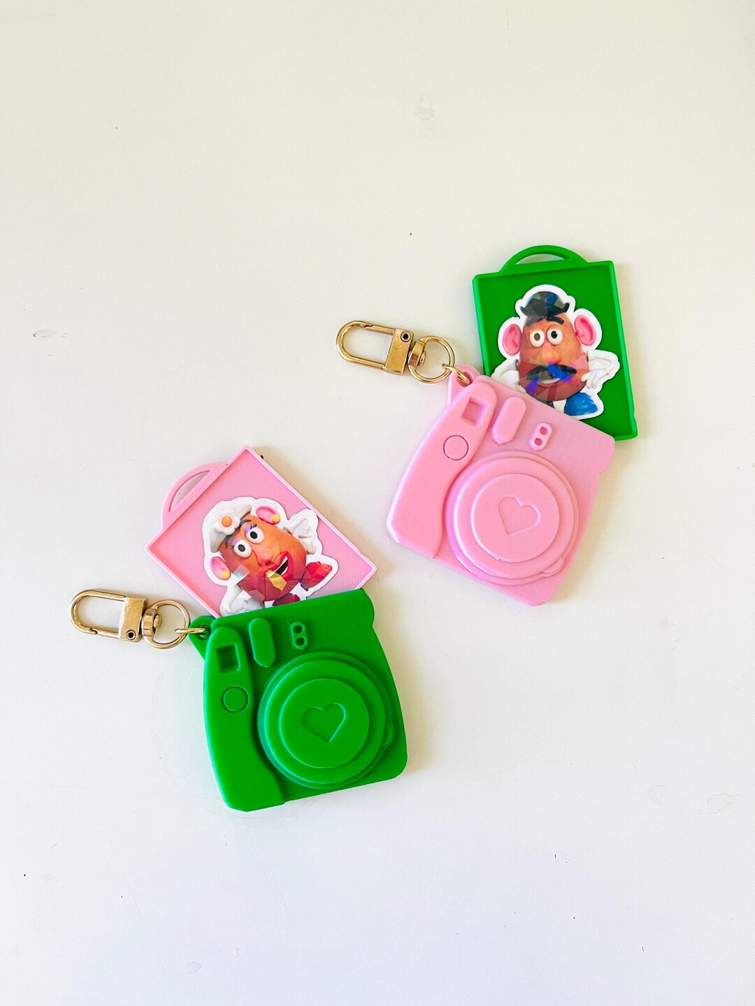 Instax Camera Keychain Charm With Photo Insert, Photo Bag Charms, Photo ...
