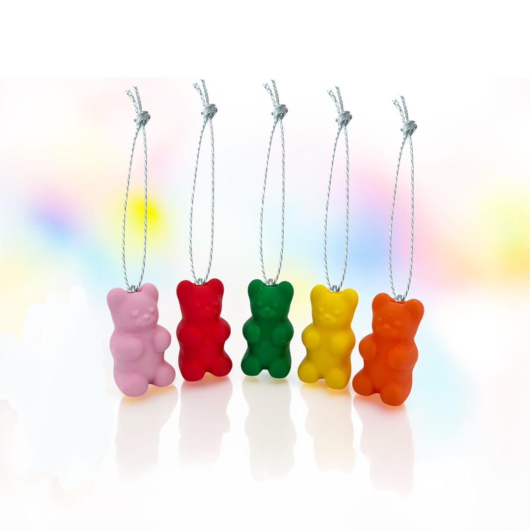 Gummy Bear Christmas Tree Ornaments- Single or Set of 5 Colors - Etsy