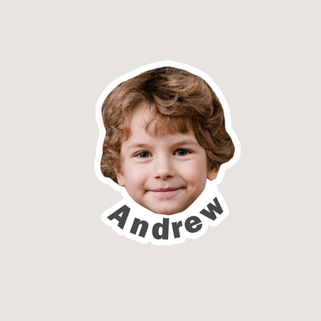 12 Labels Face Photo Name Labels, Waterproof Face Name Labels, Face ...