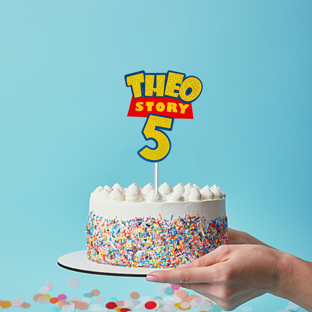 Toy Story Birthday Cake Topper Toy Story Customized Birthday Topper for ...