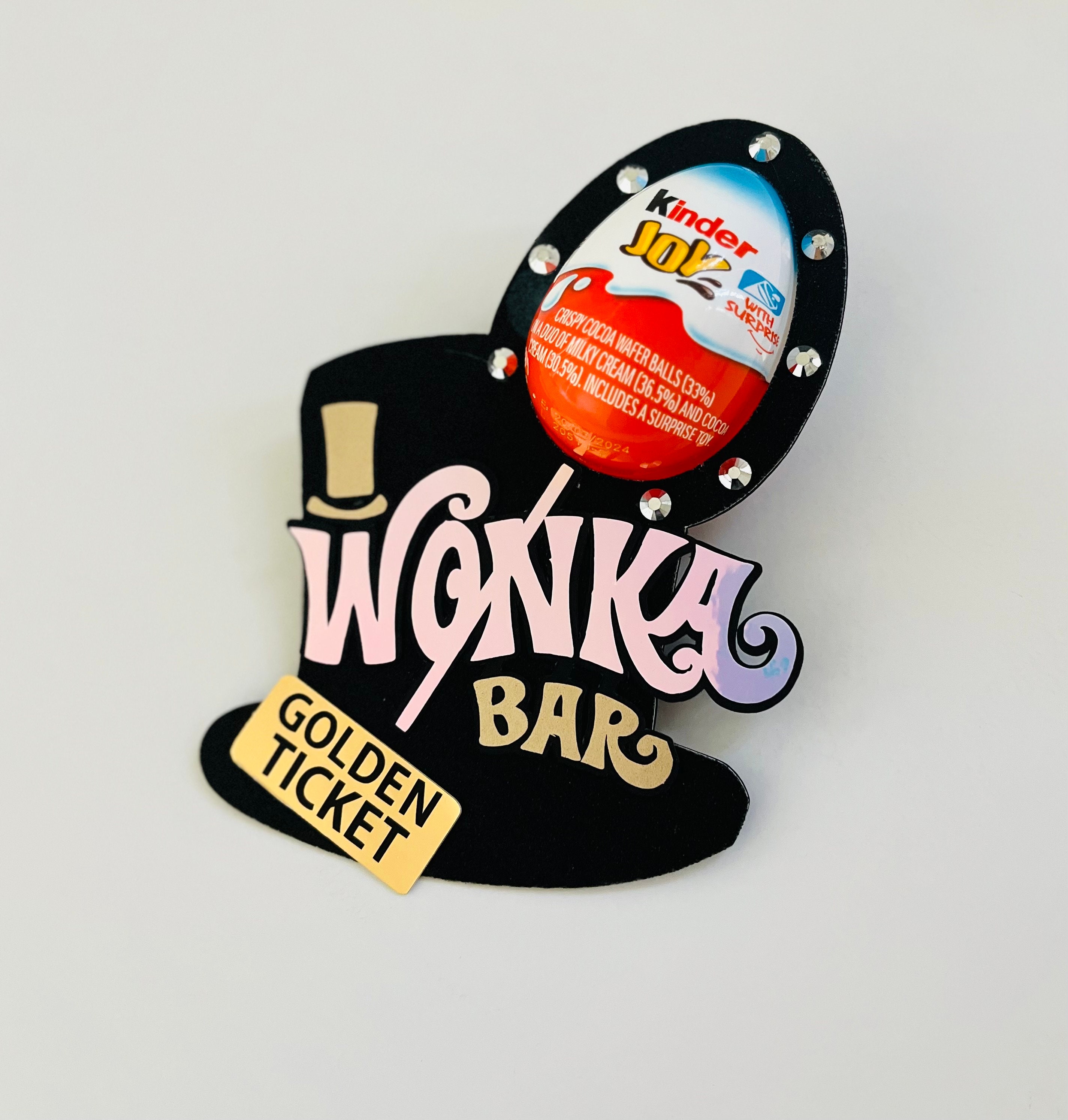 Wonka Bar, Wonka Hat, Wonka Bar Treat, Wonka Golden Ticket, Wonka ...