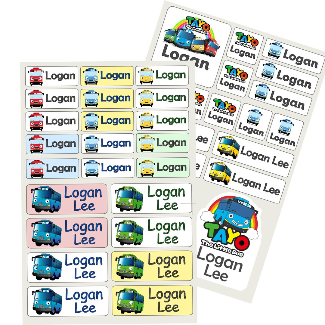 School Stickers Label With Name Waterproof Stickers Supplies Back to ...