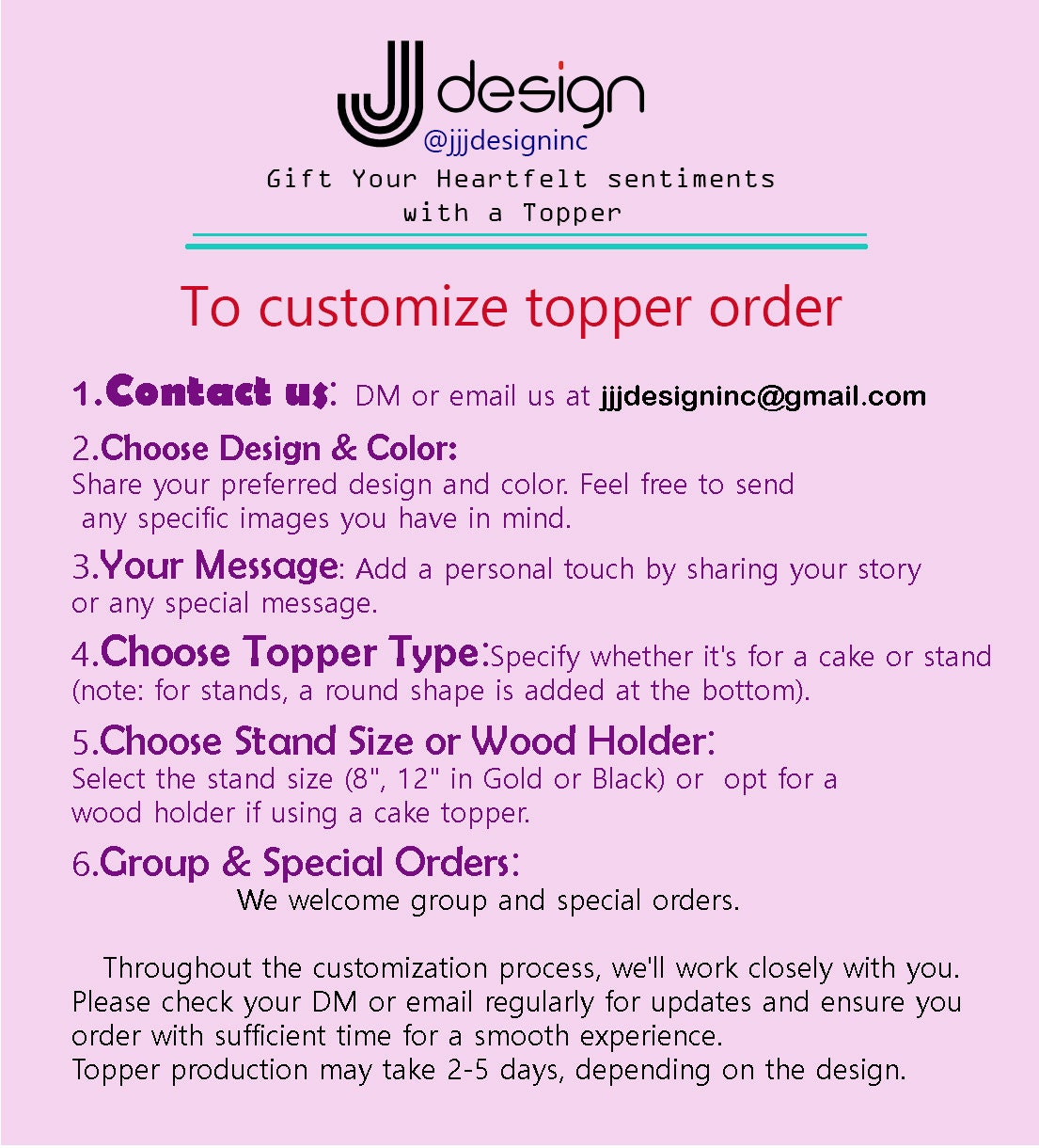 Customize Topper Cake Topper Your Own Design - Etsy