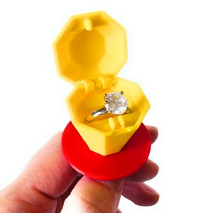 Ring Pop Proposal Box - 3D Printed Engagement Ring Case, Unique ...