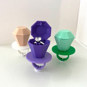 3D Printed Ring Pop Proposal Box: Fun Engagement Ring Case-customize ...