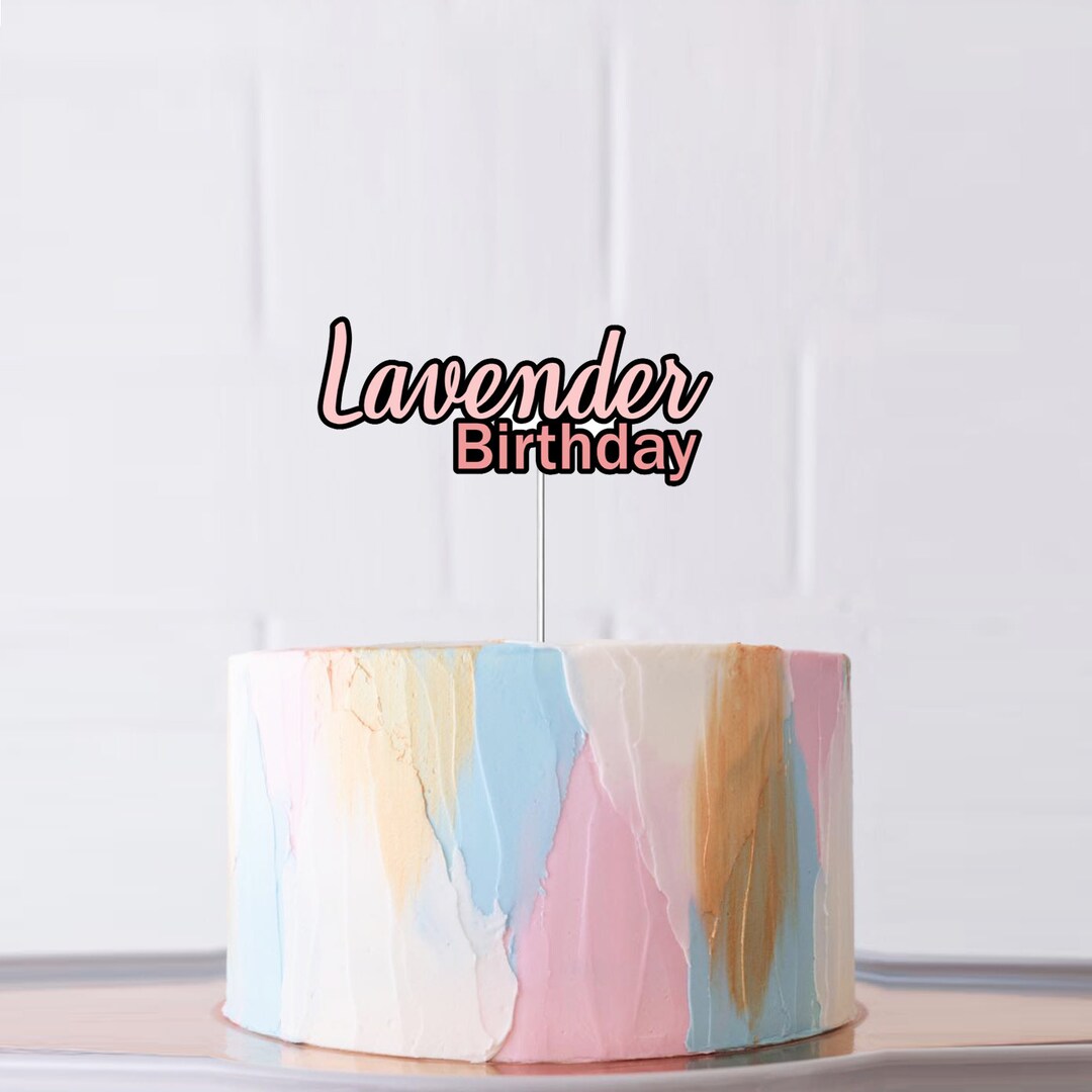 Customized Name Cake Topper - Personalized Name Cake Topper Custom Name ...