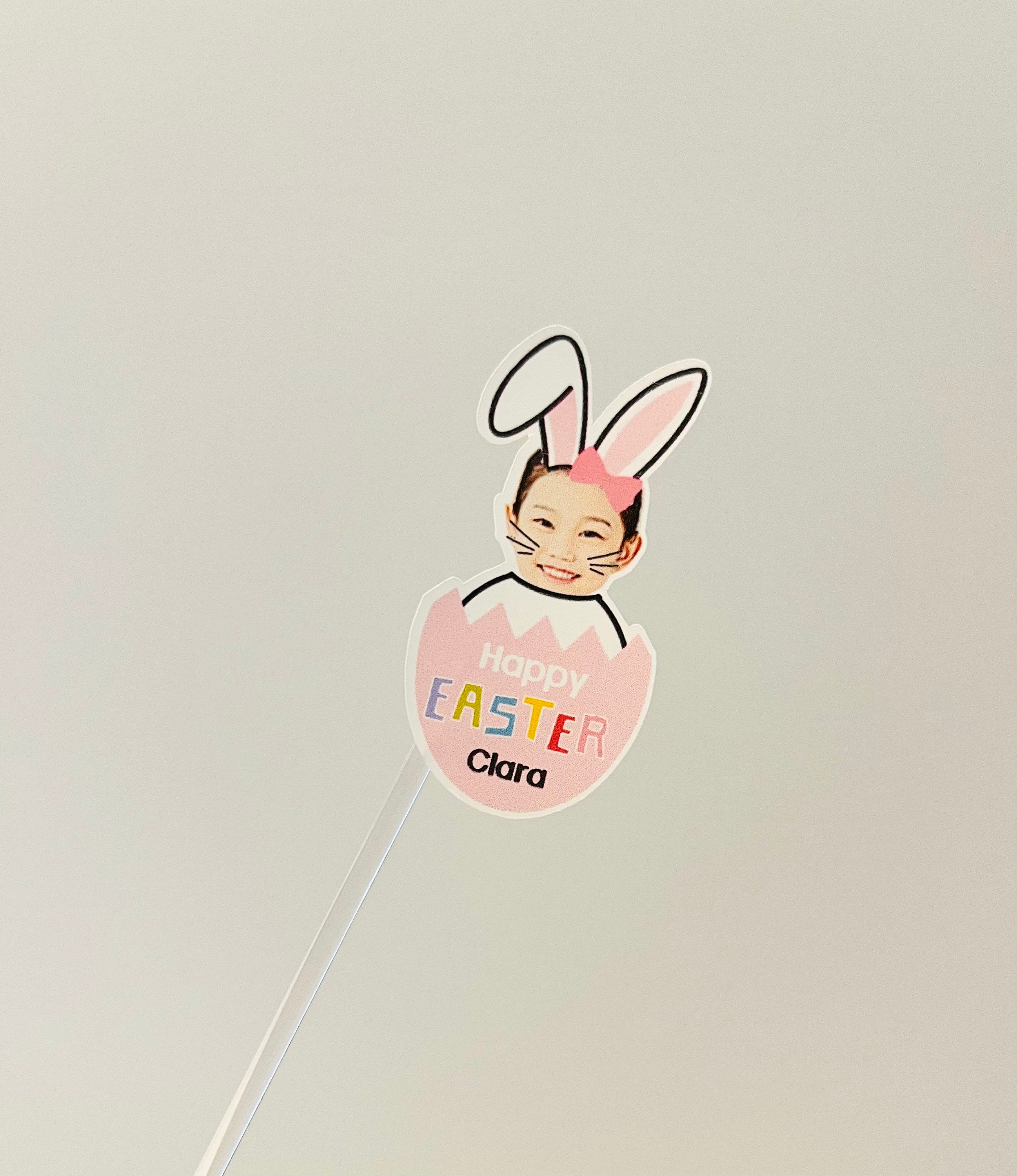 20 Labels Easter Face Photo Labels,easter Custom Face Labels,easter ...