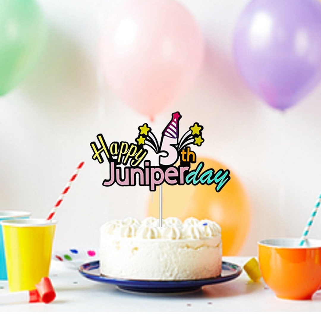 Personalized Birthday Topper Custom Cake Topper Personalized Cake ...