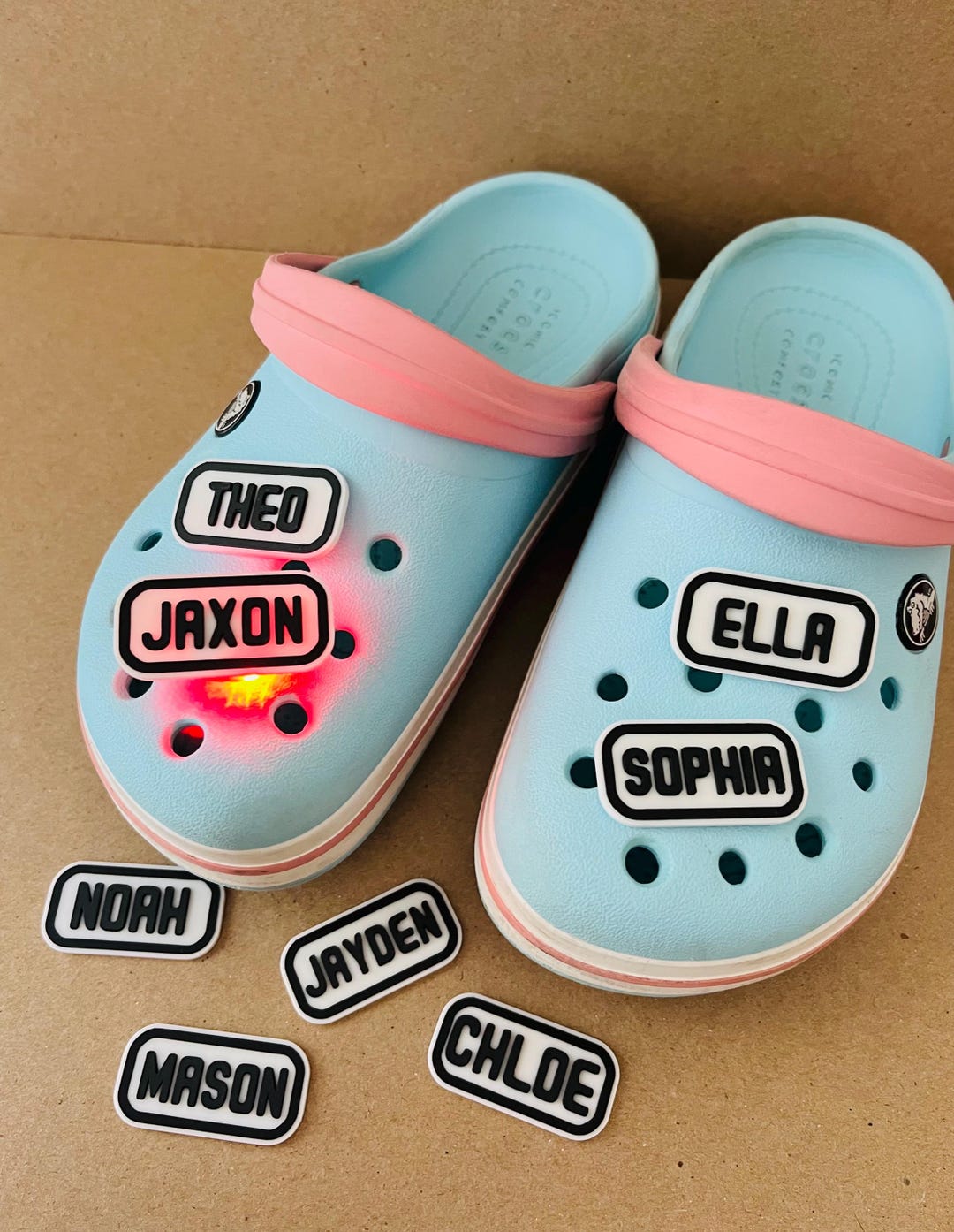 Custom 3D Printed Crocs Name Charms – Personalized Jibbitz With ...