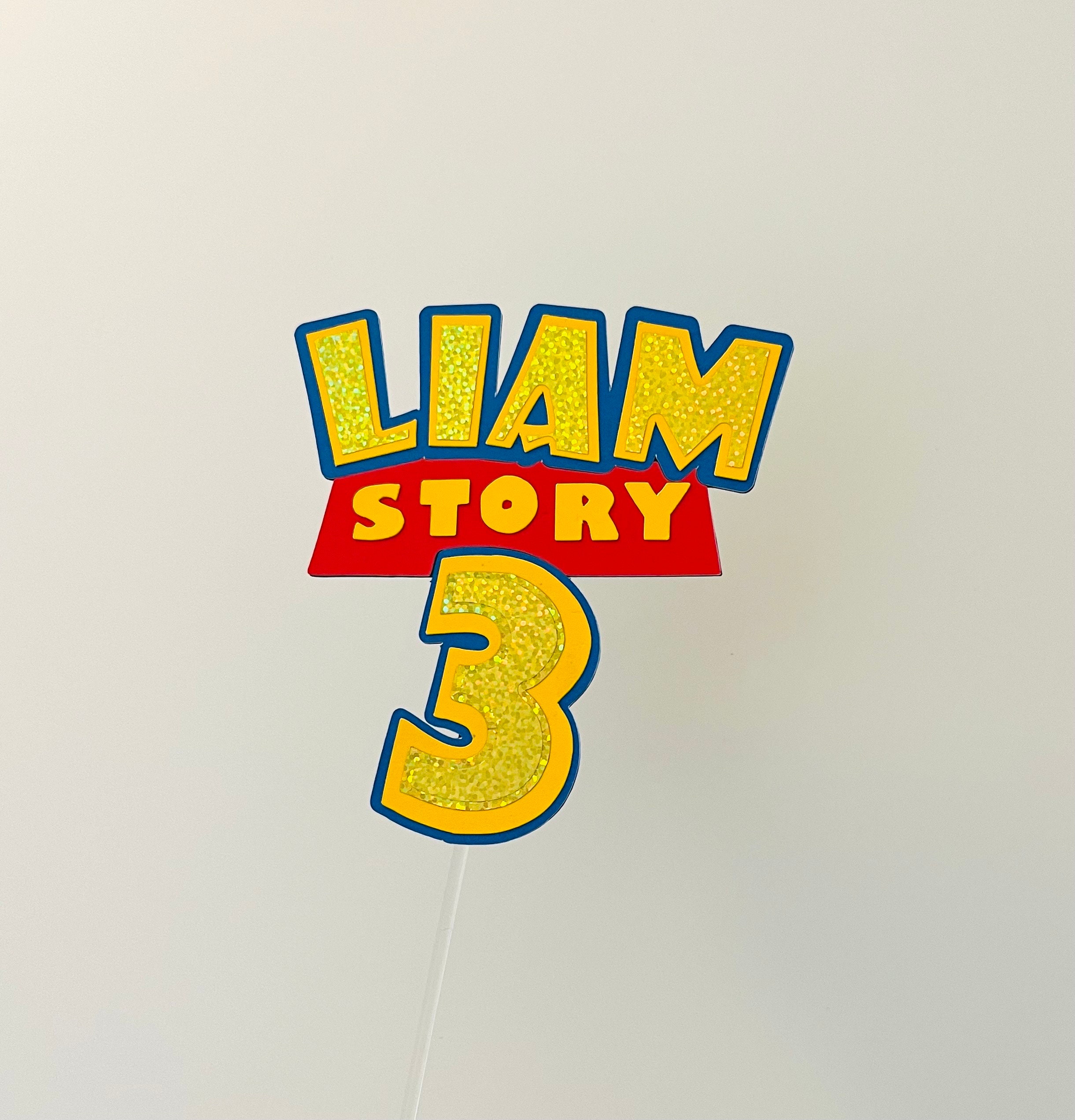 Toy Story Birthday Cake Topper Toy Story Customized Birthday Topper for ...
