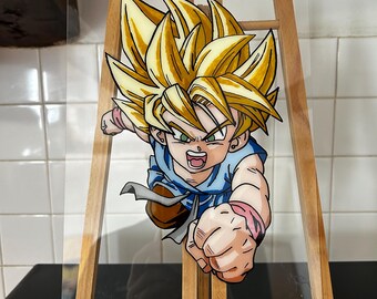 Glass Painting Goku - Dragon Ball - Etsy