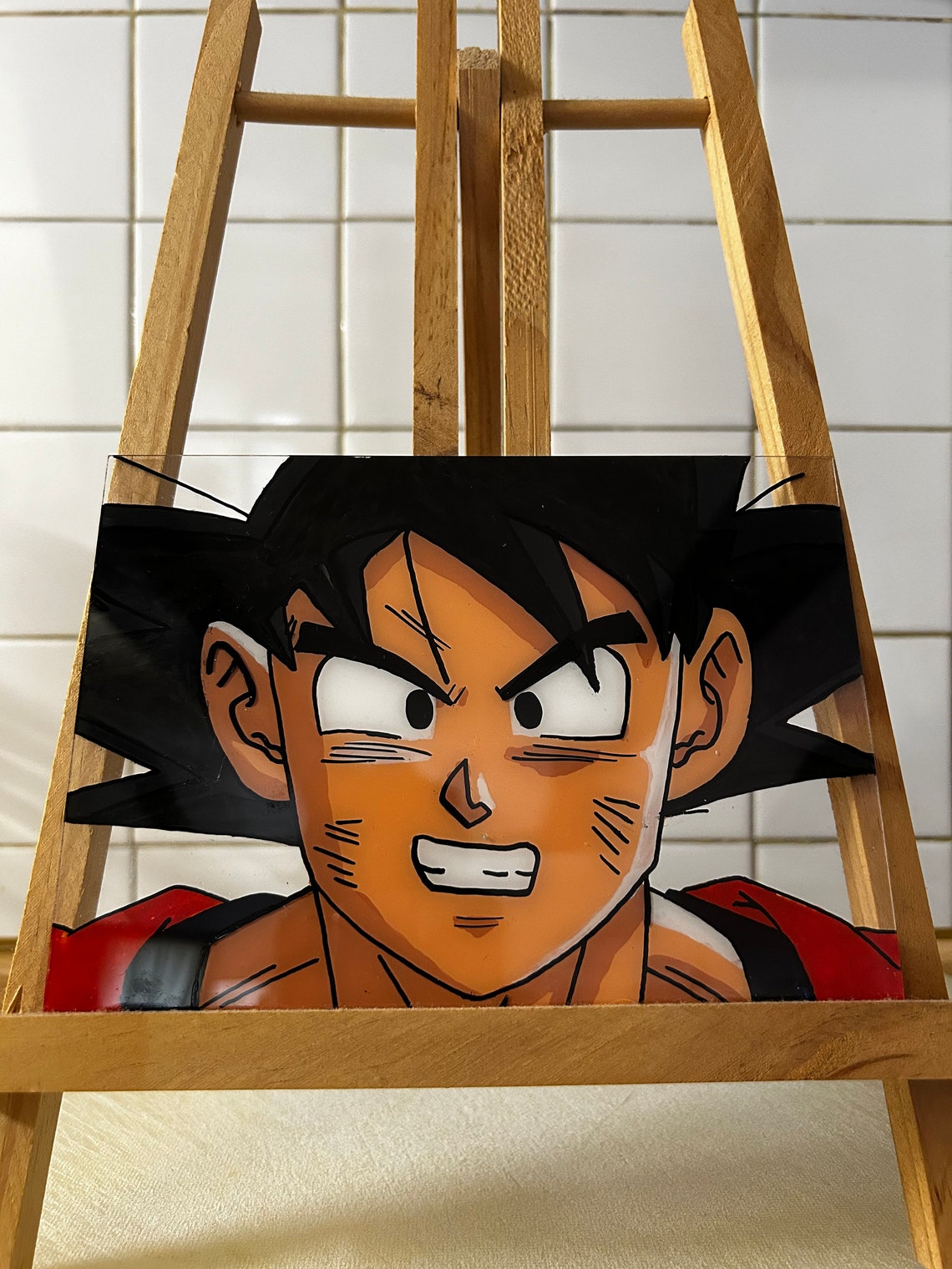 Glass Painting Goku - Dragon Ball - Etsy