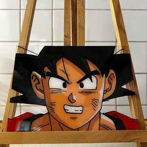 Glass Painting Goku - Dragon Ball - Etsy