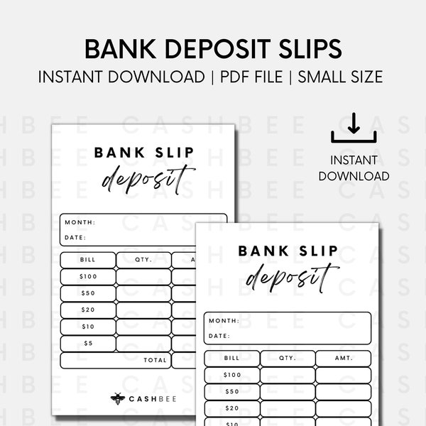 Bank Deposit Tracker - Etsy