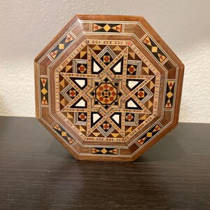 Syrian Handmade Mosaic Jewelry Wood Box - Etsy