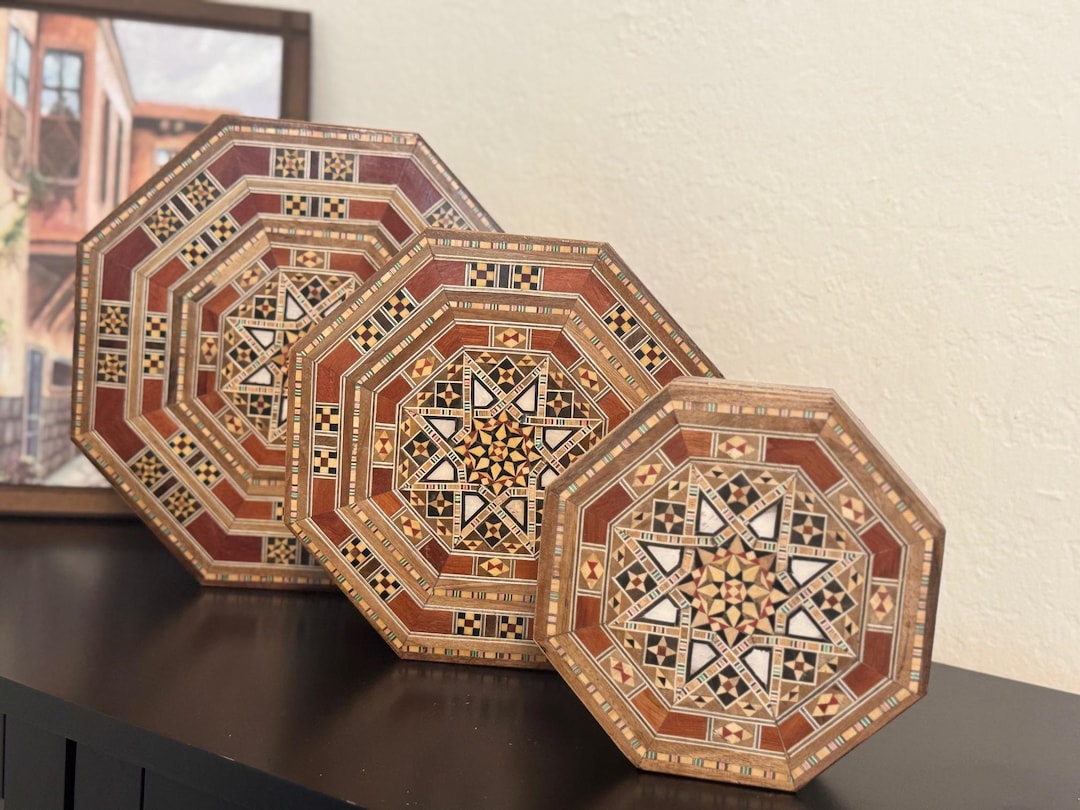 Syrian Handmade Mosaic Jewelry Wood Box - Etsy