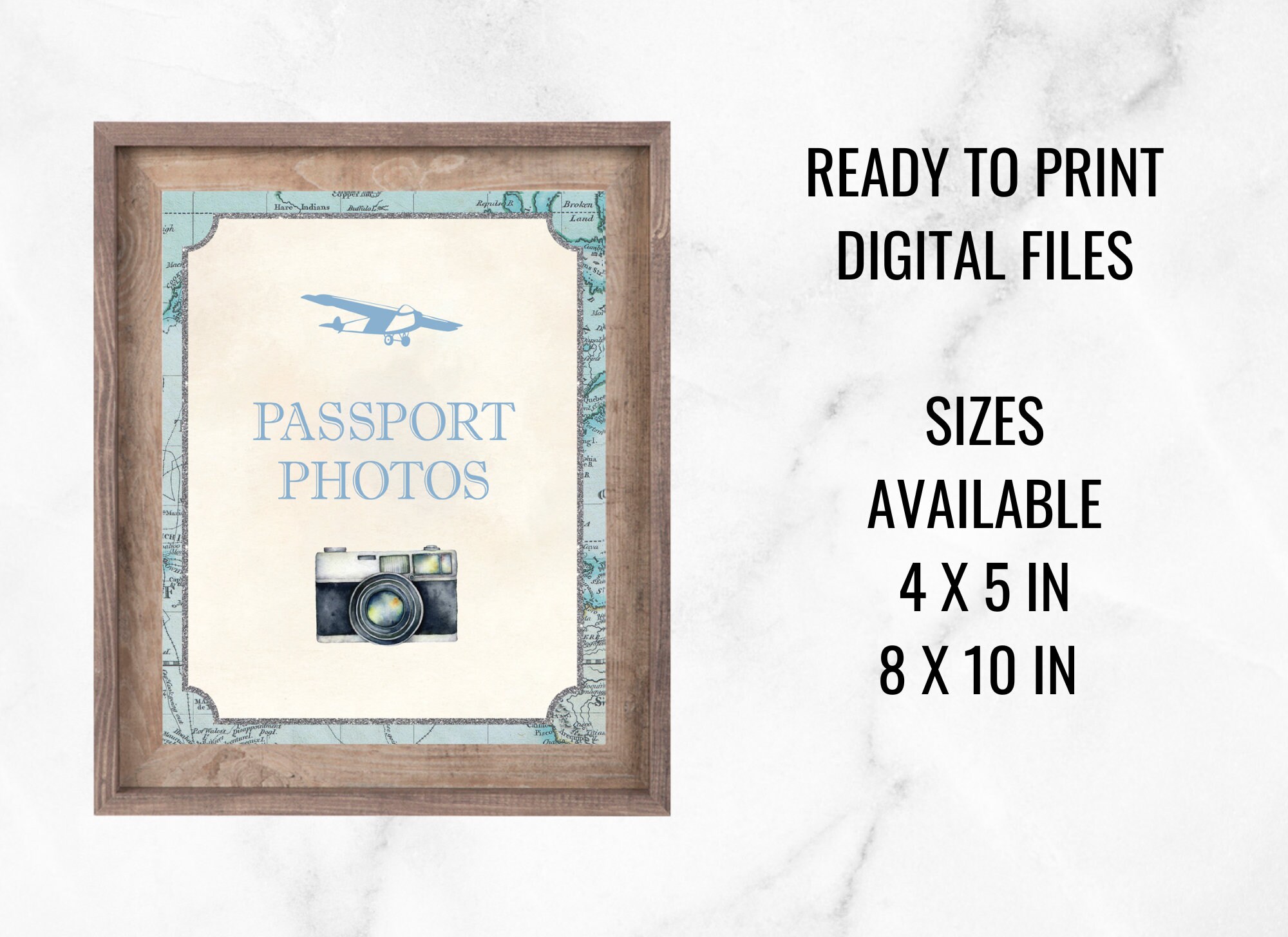 Travel Themed Party Signs, Table Decor, Decoration, Bundle Signs ...