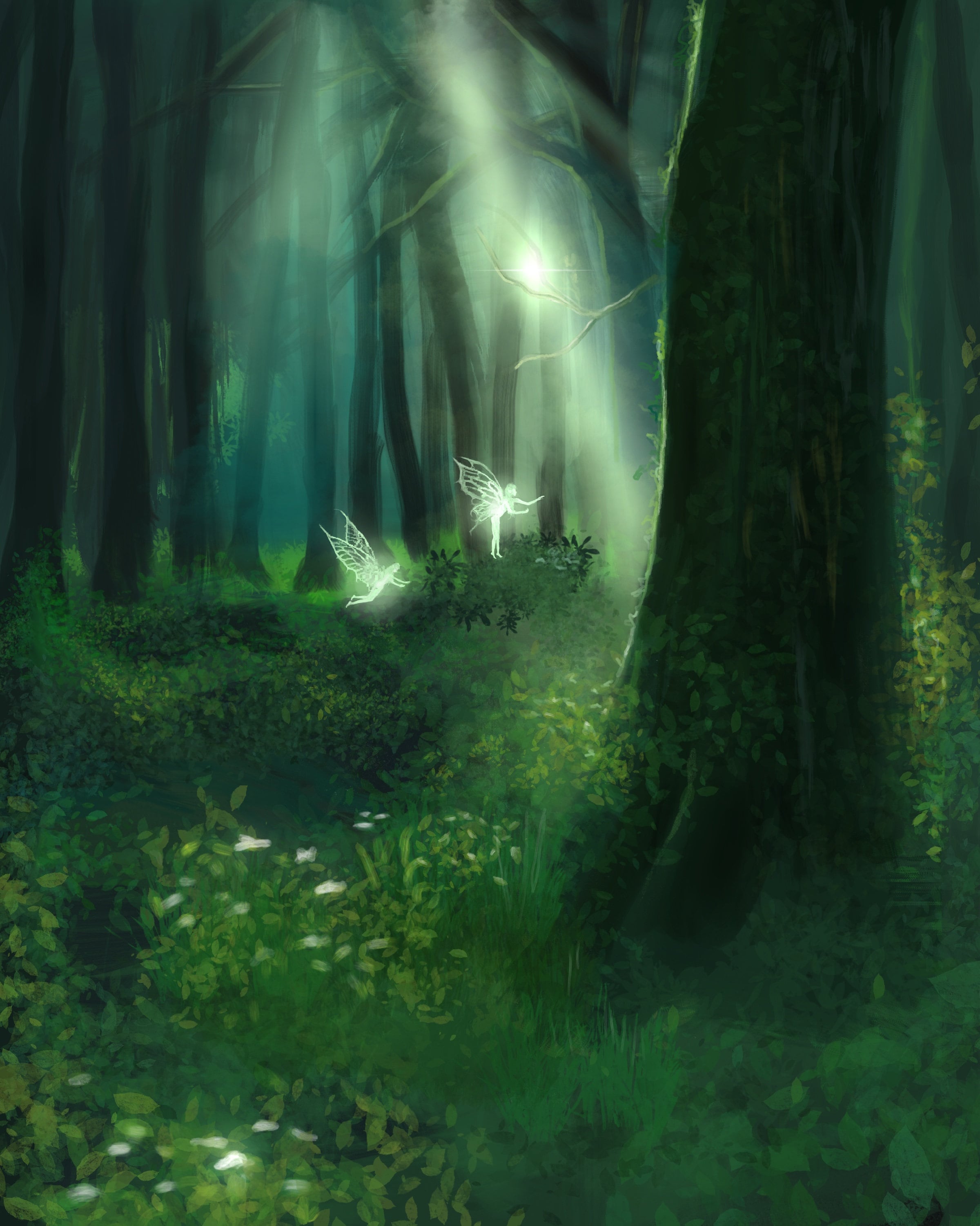 Forest Fairy Print - Etsy