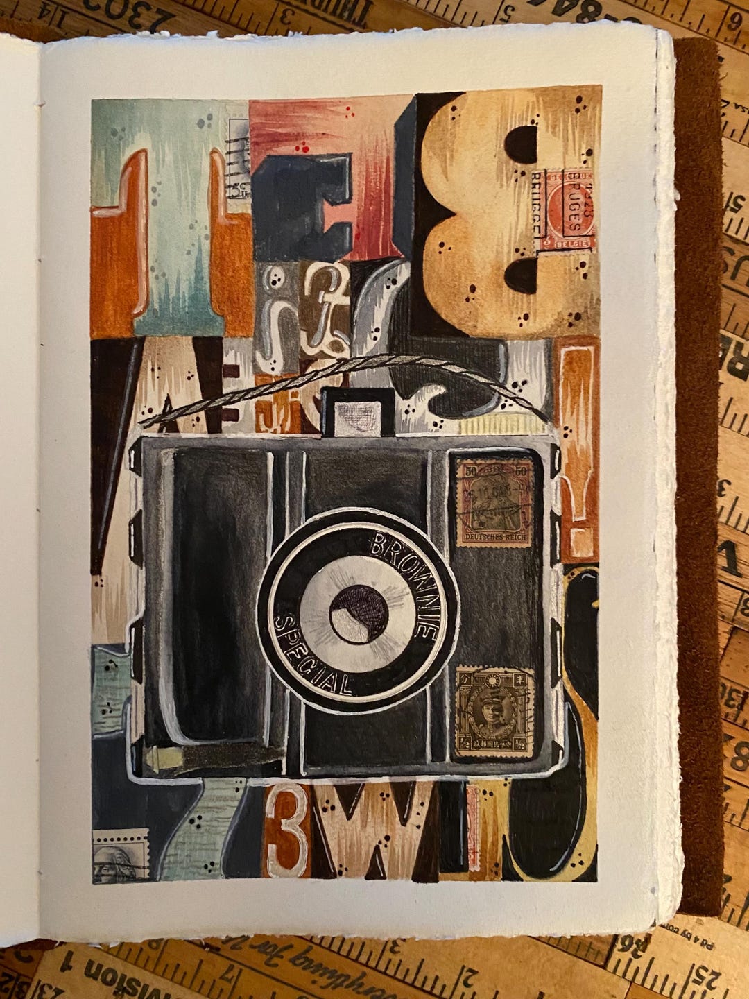 Camera & Block Letters - Etsy