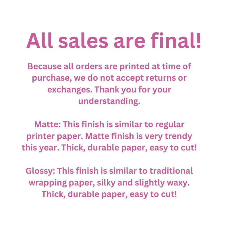 Happy Birthday Burn Book Wrapping Paper, Funny Mean Girls Gift Present ...