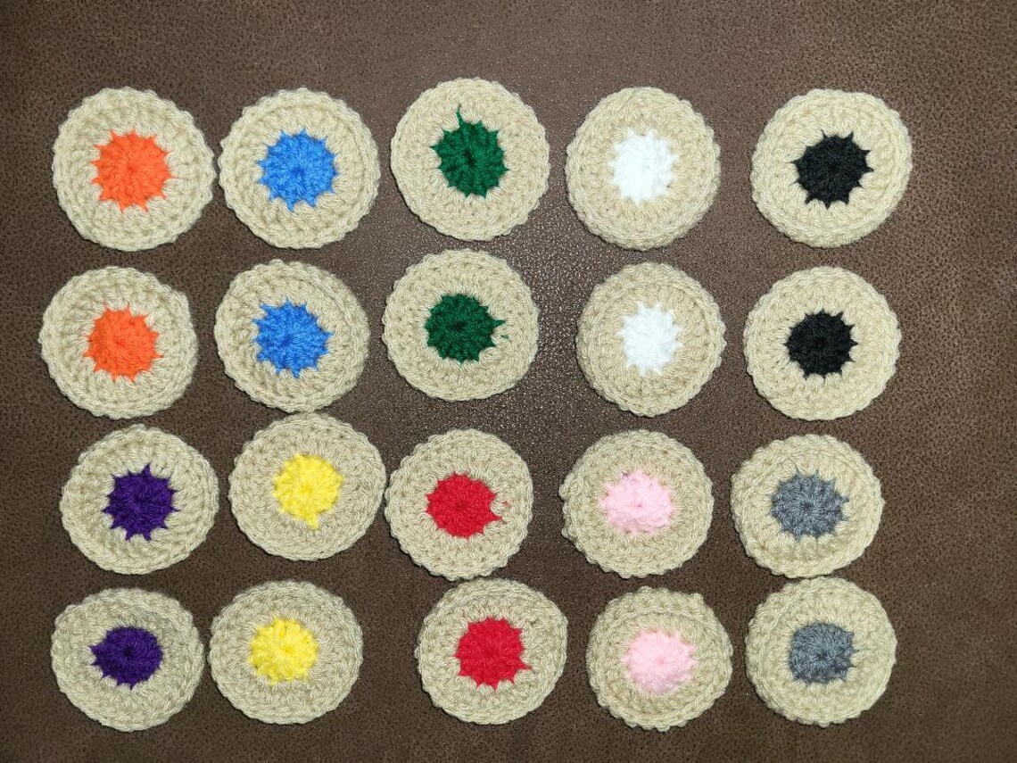 Cookie Monster Memory Game Crochet Pattern - Etsy