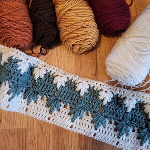 Fall Leaf Afghan Crochet Pattern - Etsy