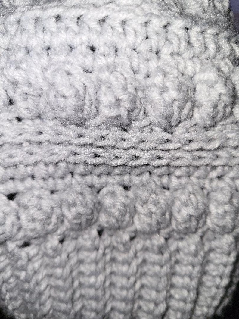 Popcorn Stitch Hat Crochet Pattern - Etsy