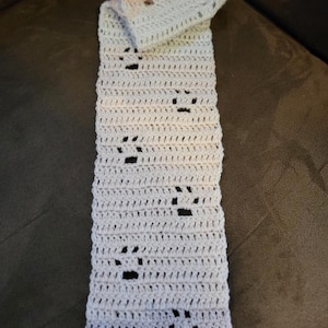 Paw Print Afghan Crochet Pattern With BONUS Pattern for a Scarf Too!! - Etsy