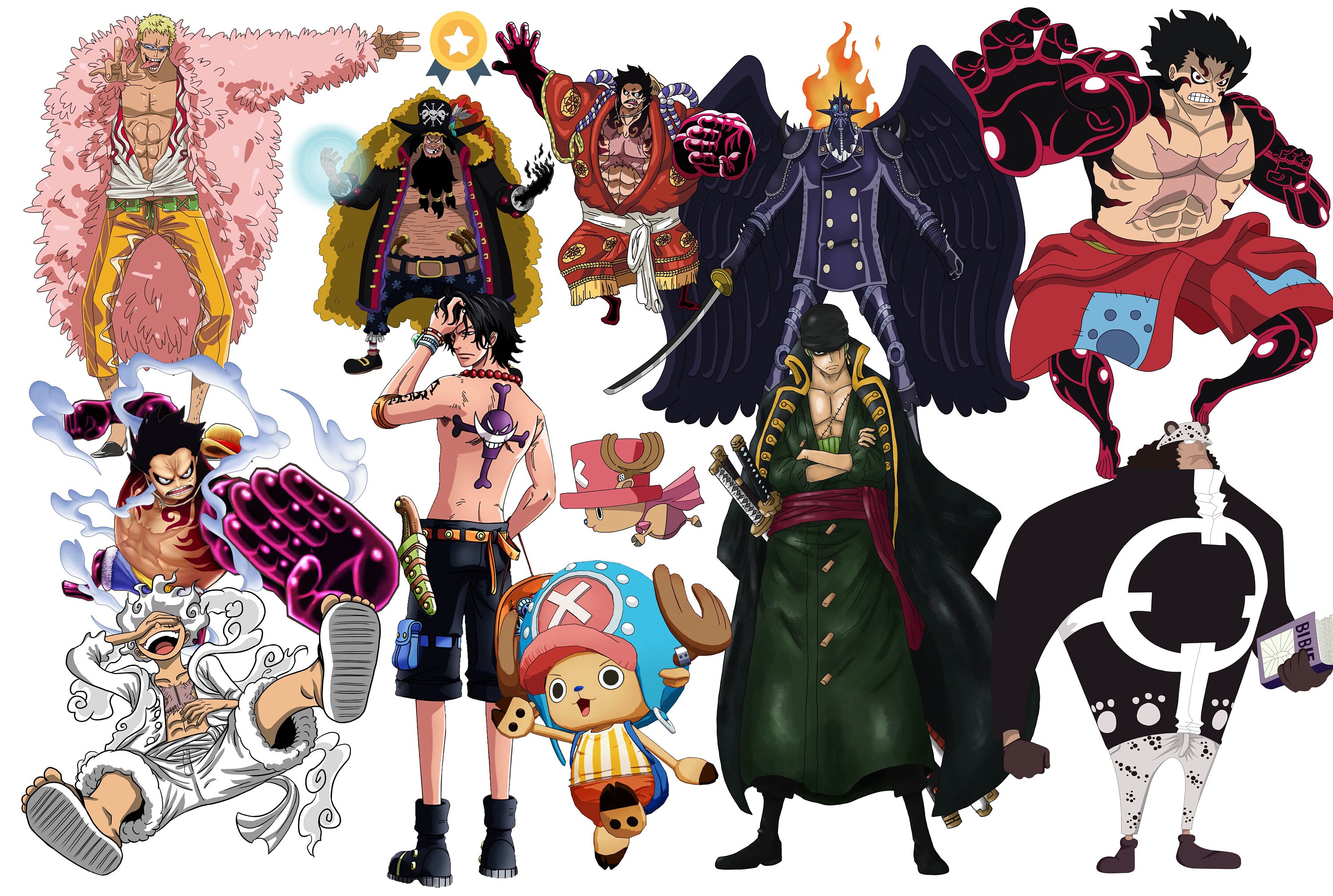 280 One Piece Luffy &friends PNG Anime Clipart PNG Anime PNG - Etsy Canada