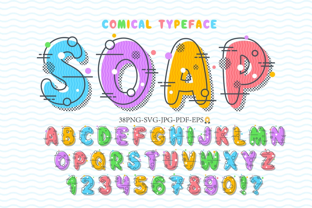 38soap Alphabet Clipart Soap Bubble Alphabet Clipart PNG - Etsy