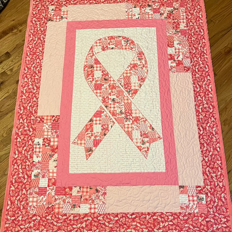 Breast Cancer Quilt - Etsy