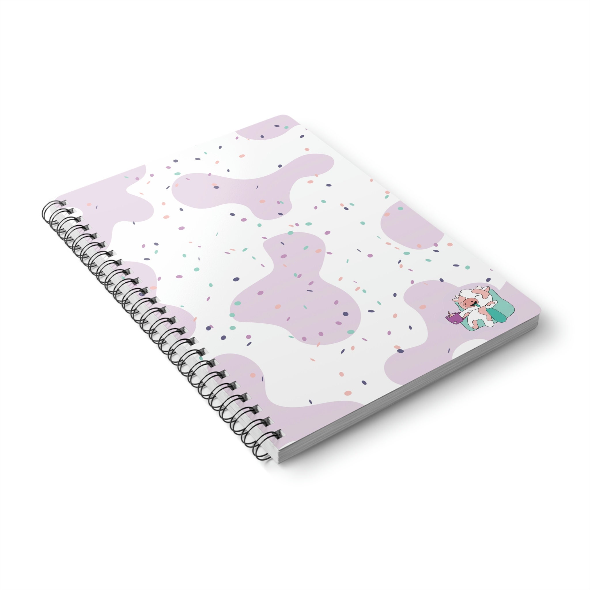 THE LAZY COW Journal, Cute Cow Print Journal, Great Birthday Gift, Grad ...