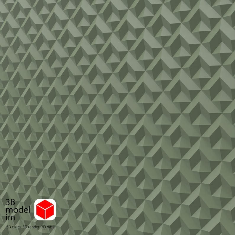 3D Tile Pattern Motif and Mold STL File 3D Tile - Etsy