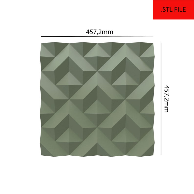 3D Tile Pattern Motif and Mold STL File 3D Tile - Etsy