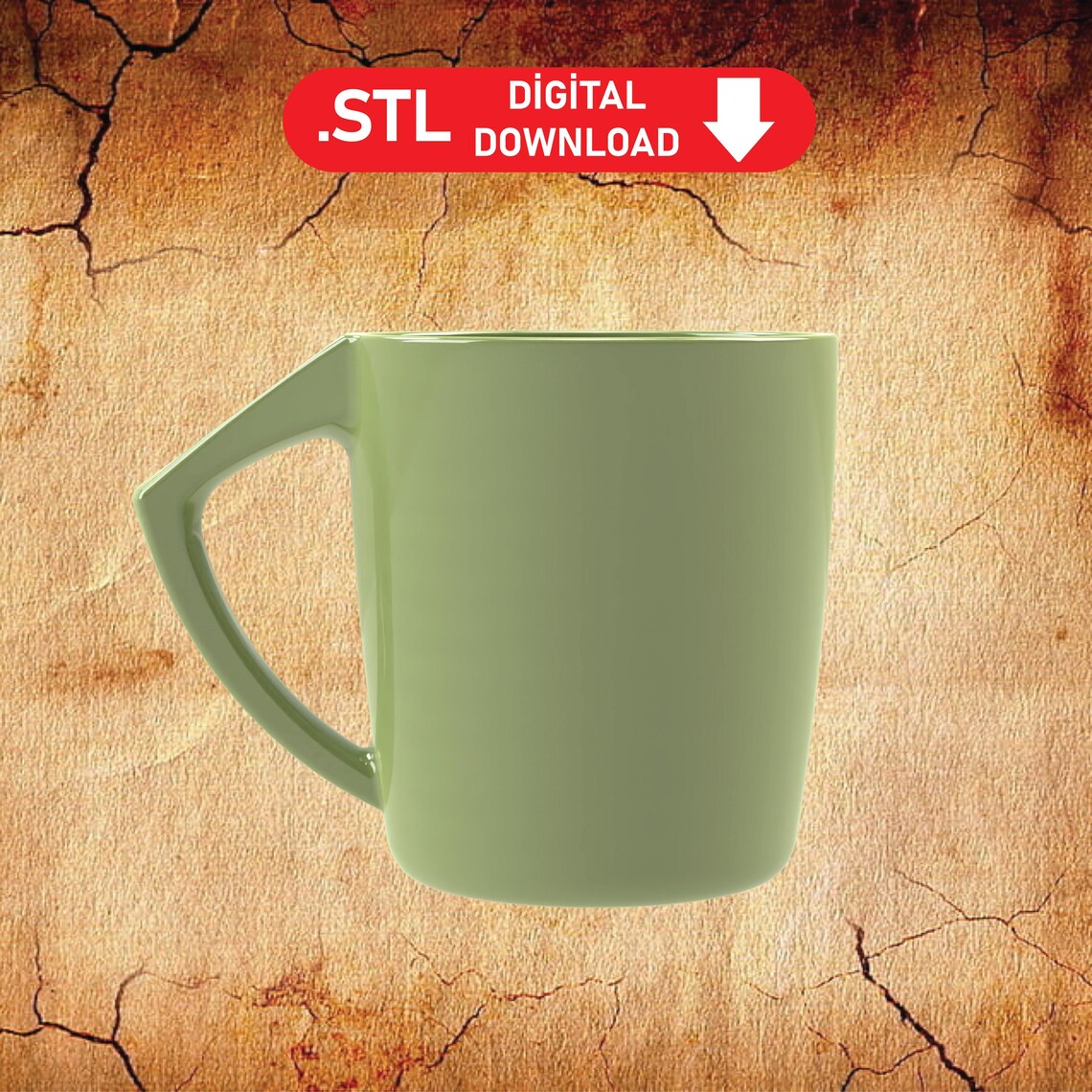 Coffee Mug Plaster Mold 3d Printer STL File, Ceramic Mold Mug Mold ...