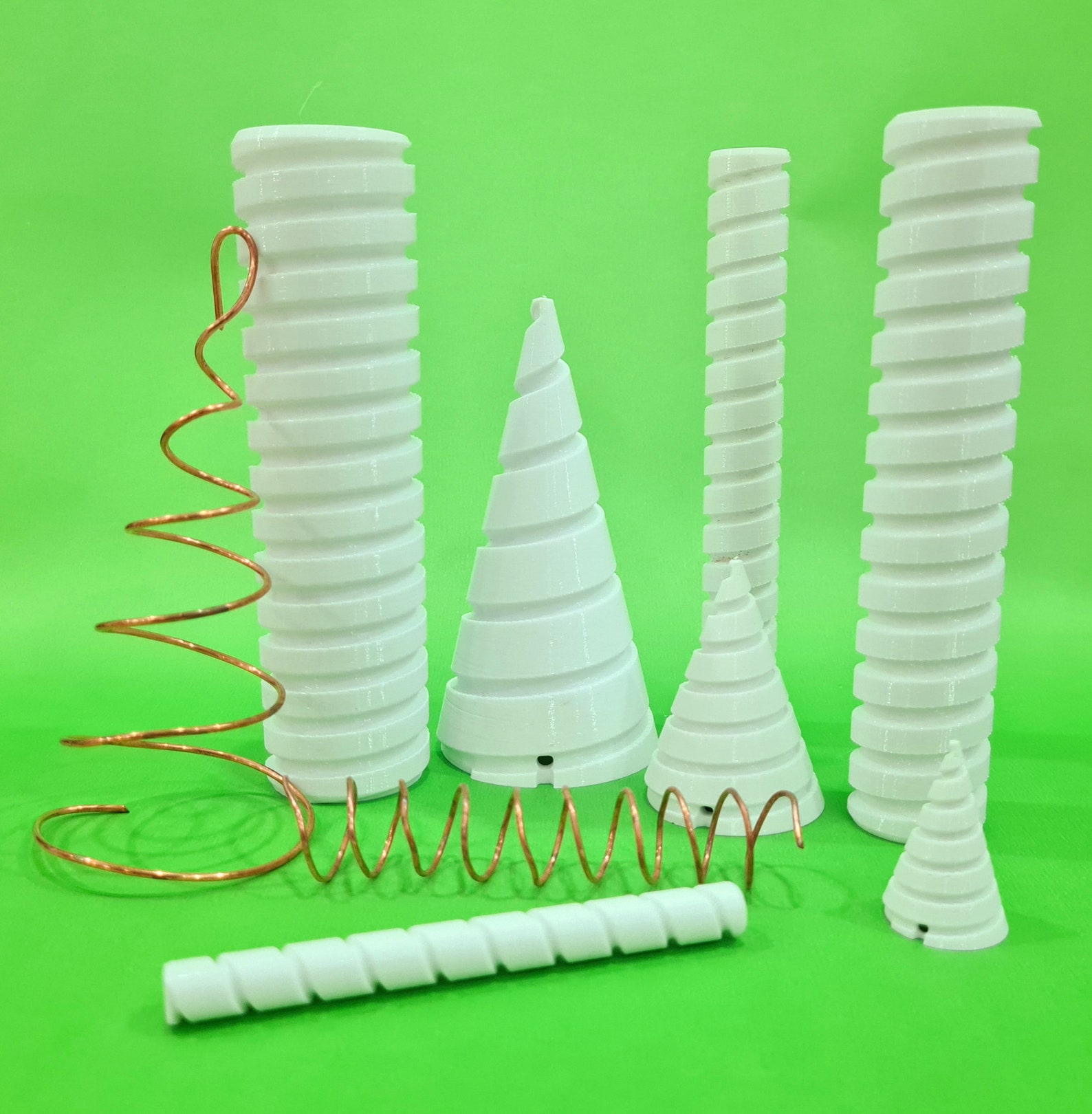Fibonacci Coil Winding Jig: Electroculture Gardening 3D Print - Etsy