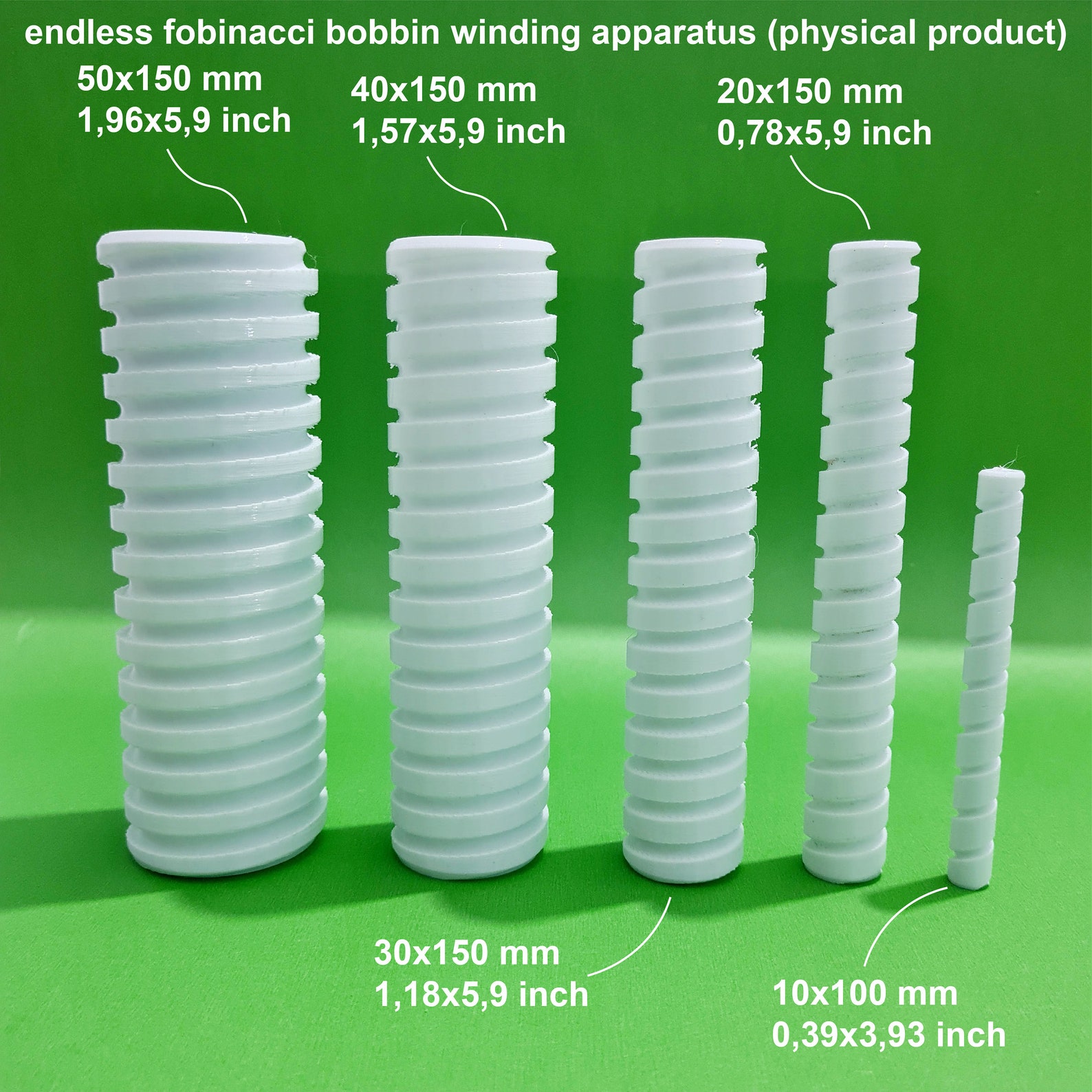 Fibonacci Coil Winding Jig: Electroculture Gardening 3D Print - Etsy