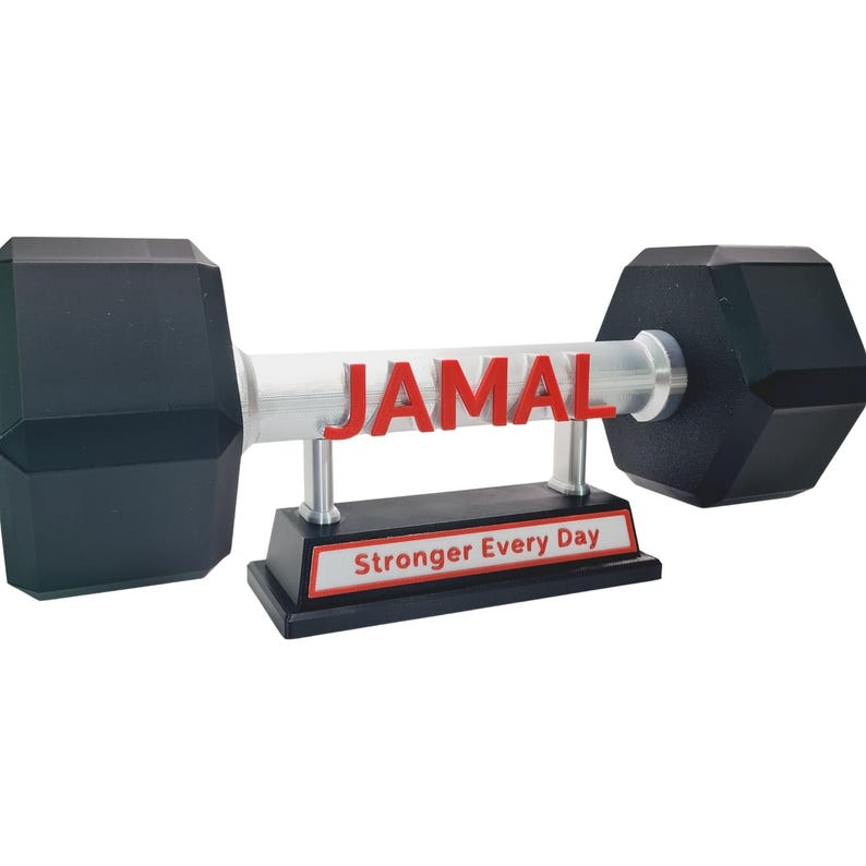 Customizable Dumbbells With Stands – Personalized Name Dumbbell, Gym ...