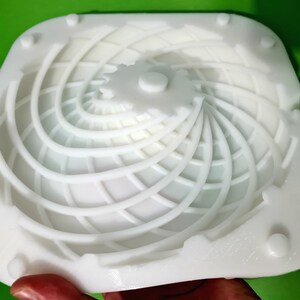 Rodin Coil Silicone Mold: Torus Epoxy Resin Casting - Etsy