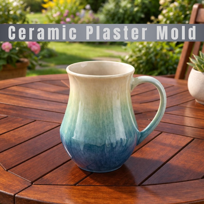 Tea and Coffee Cup Plaster Mold (digital Download) | 3d Printed Cup - Etsy
