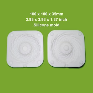 Rodin Coil Silicone Mold: Torus Epoxy Resin Casting - Etsy